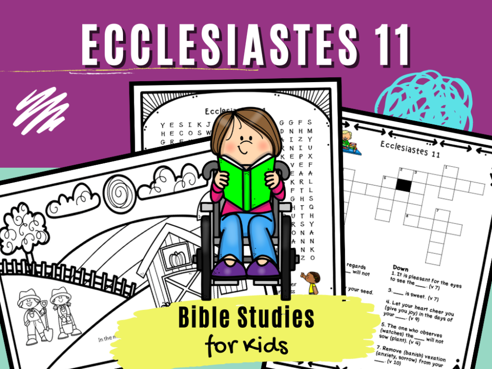 Bible Studies for Kids – Ecclesiastes Bundle with Bonus! – Deeper KidMin