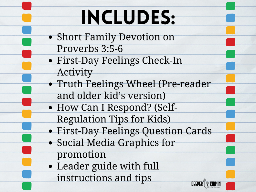 First-Day Feelings: An Emotions-Focused Back-to-School Devotion for ...