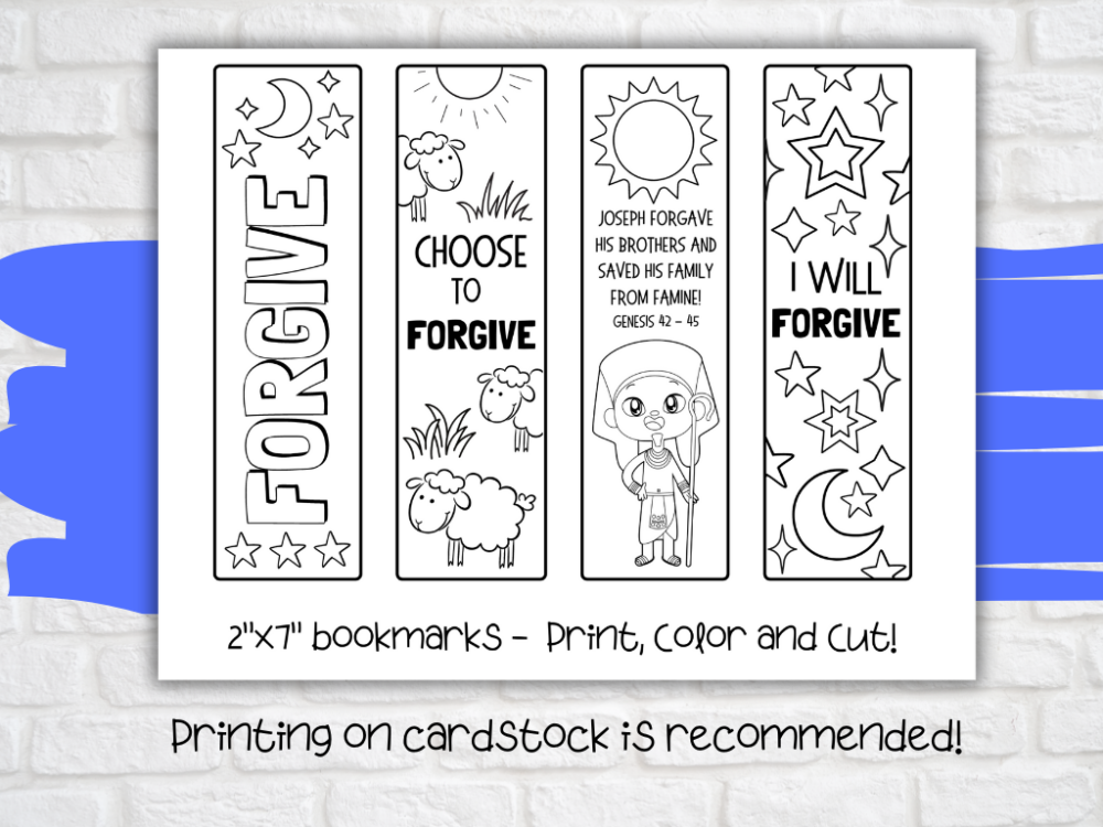 Forgiveness Bookmarks – Deeper KidMin