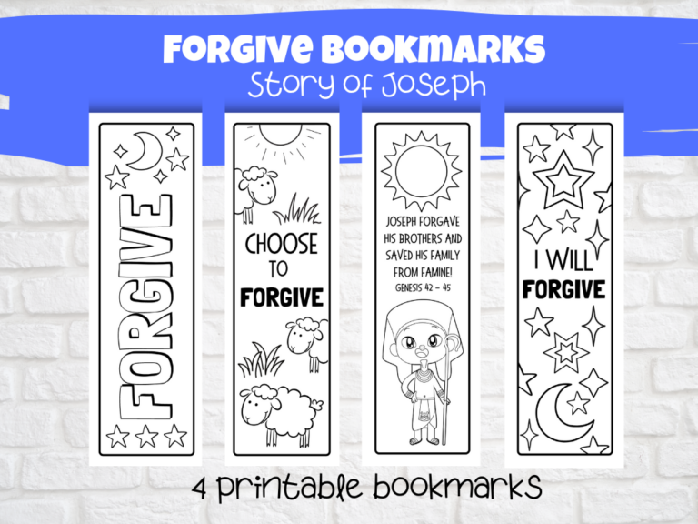 Forgiveness Bookmarks – Deeper KidMin