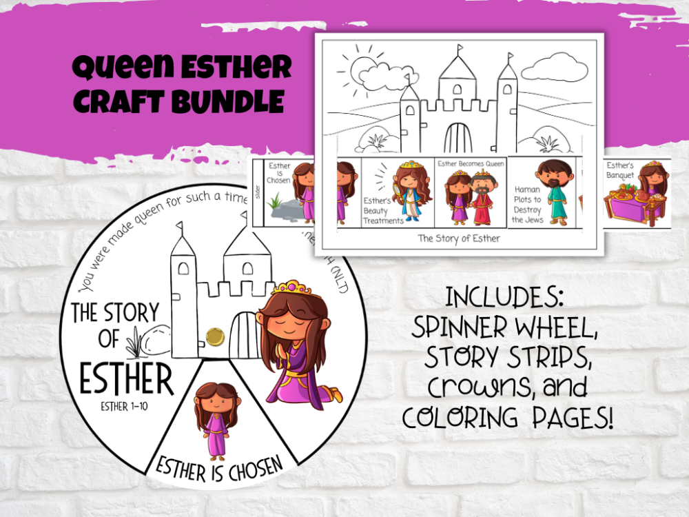 Queen Esther Craft Bundle – Deeper KidMin
