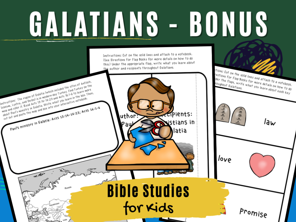 Bible Studies for Kids – Galatians Bundle with Bonus! – Deeper KidMin