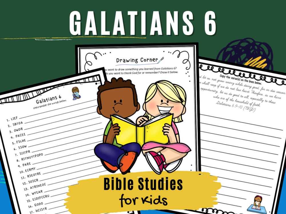 Bible Studies for Kids – Galatians 6 – Deeper KidMin