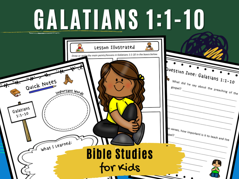 Bible Studies for Kids – Galatians 1:1-10 – Deeper KidMin