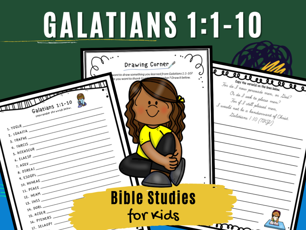 Bible Studies for Kids – Galatians 1:1-10 – Deeper KidMin