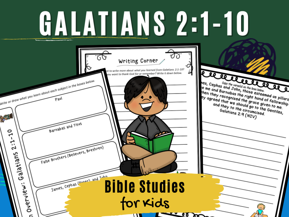 Bible Studies for Kids – Galatians 2:1-10 – Deeper KidMin