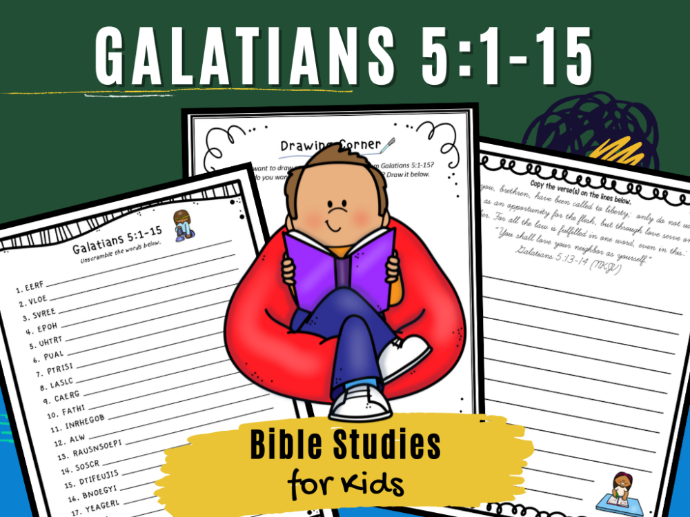 Bible Studies for Kids – Galatians Bundle with Bonus! – Deeper KidMin