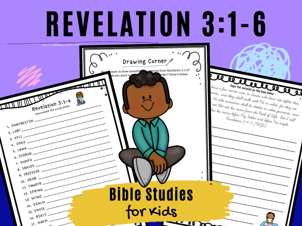 Bible Studies for Kids – Revelation 3:1-6 – Deeper KidMin