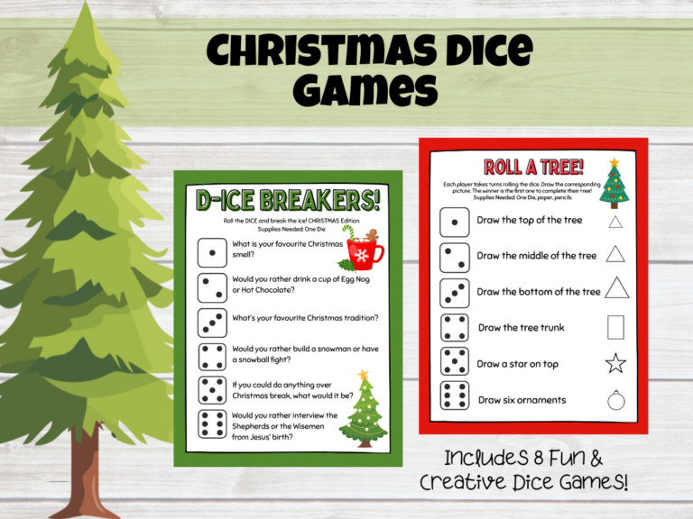 Christmas Dice Games – Deeper KidMin