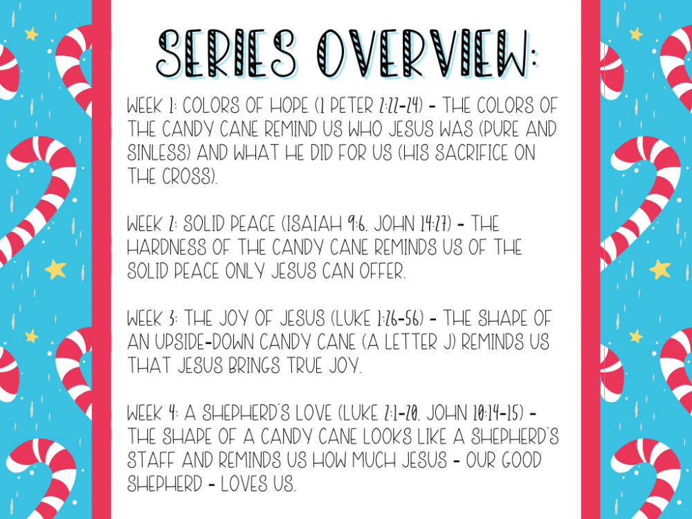 Candy Cane Christmas – 4-Week Elementary Series – Deeper KidMin