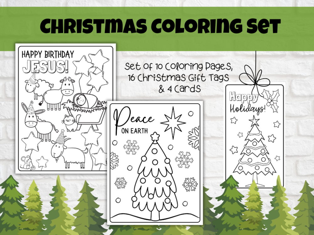 Christmas Coloring Set – Deeper KidMin