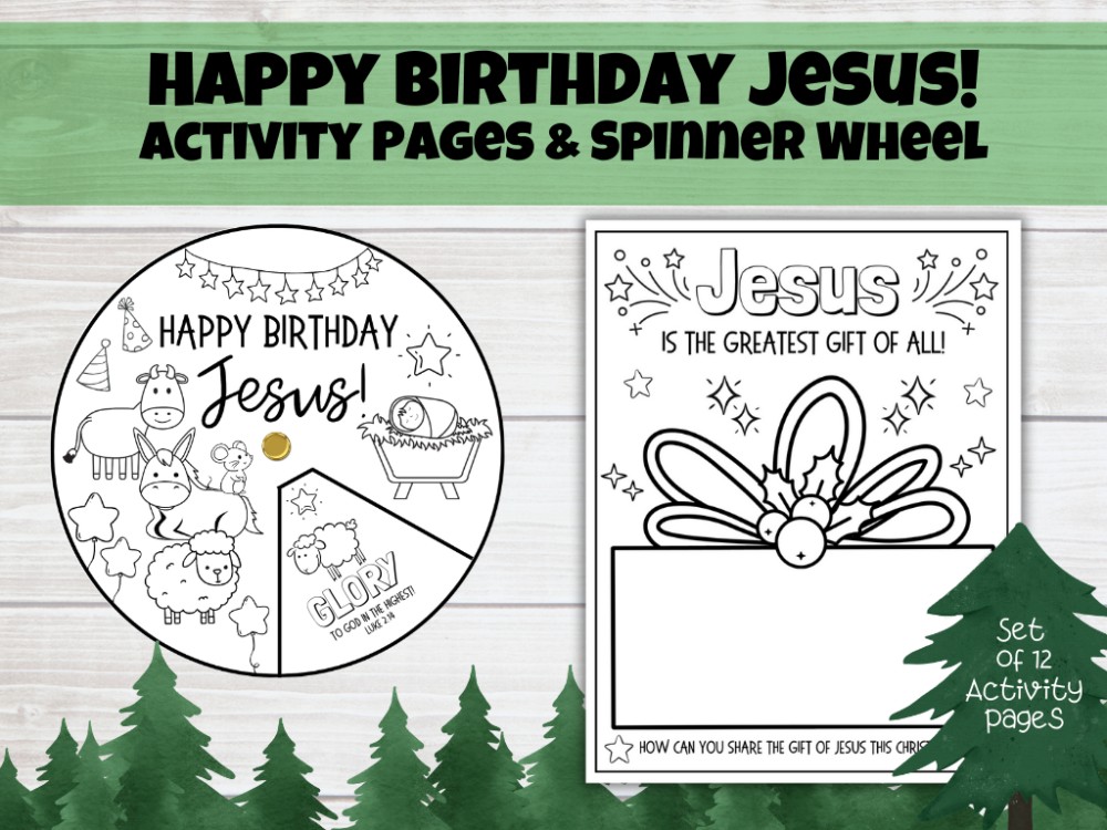 Happy Birthday Jesus Activity Set – Deeper KidMin