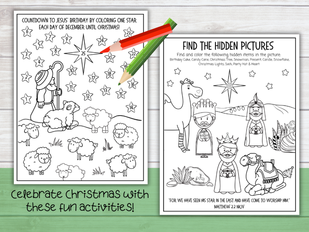 Happy Birthday Jesus Activity Set – Deeper KidMin