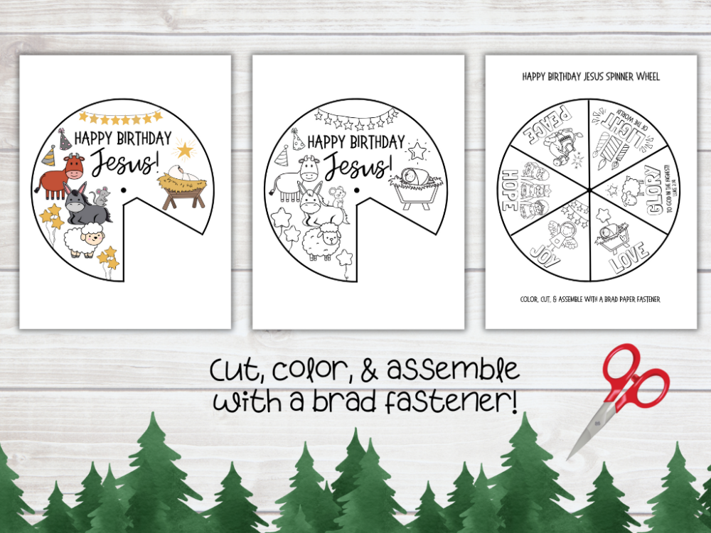 Happy Birthday Jesus Activity Set – Deeper KidMin