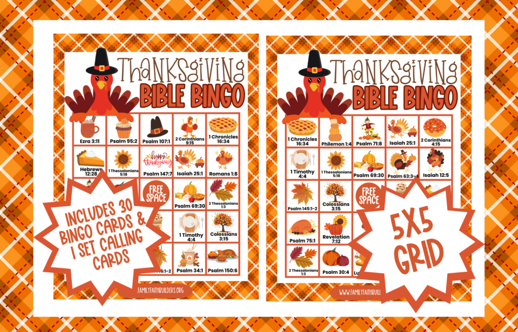 Thanksgiving Bible Bingo – Deeper KidMin
