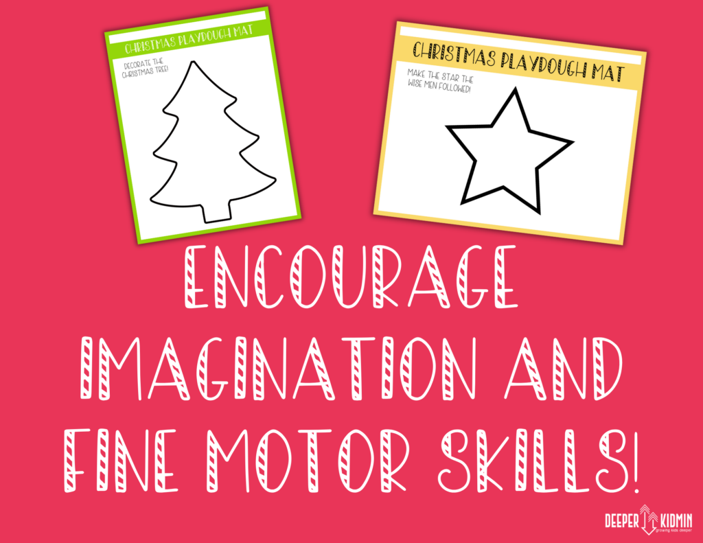 10 Christmas Playdough Mats – Deeper KidMin