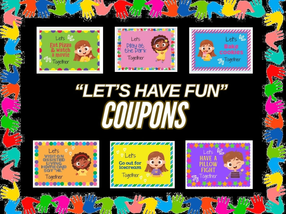 “Let’s Have Fun Together” Family Activity Coupon Cards – Deeper KidMin