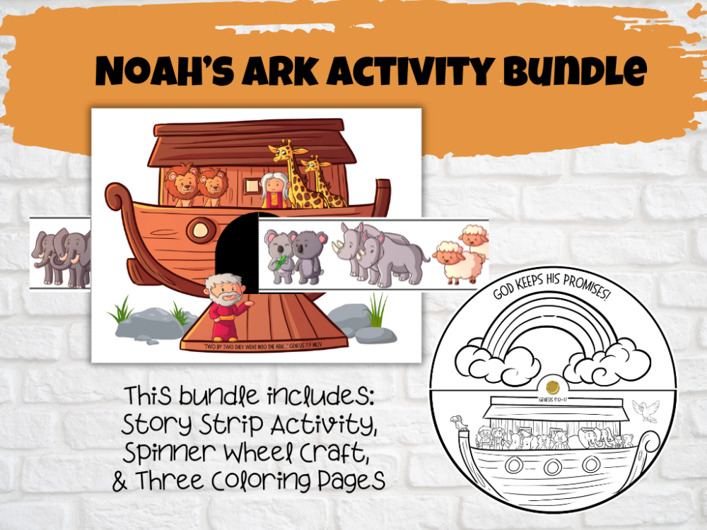 Noah’s Ark Activity Bundle – Deeper KidMin