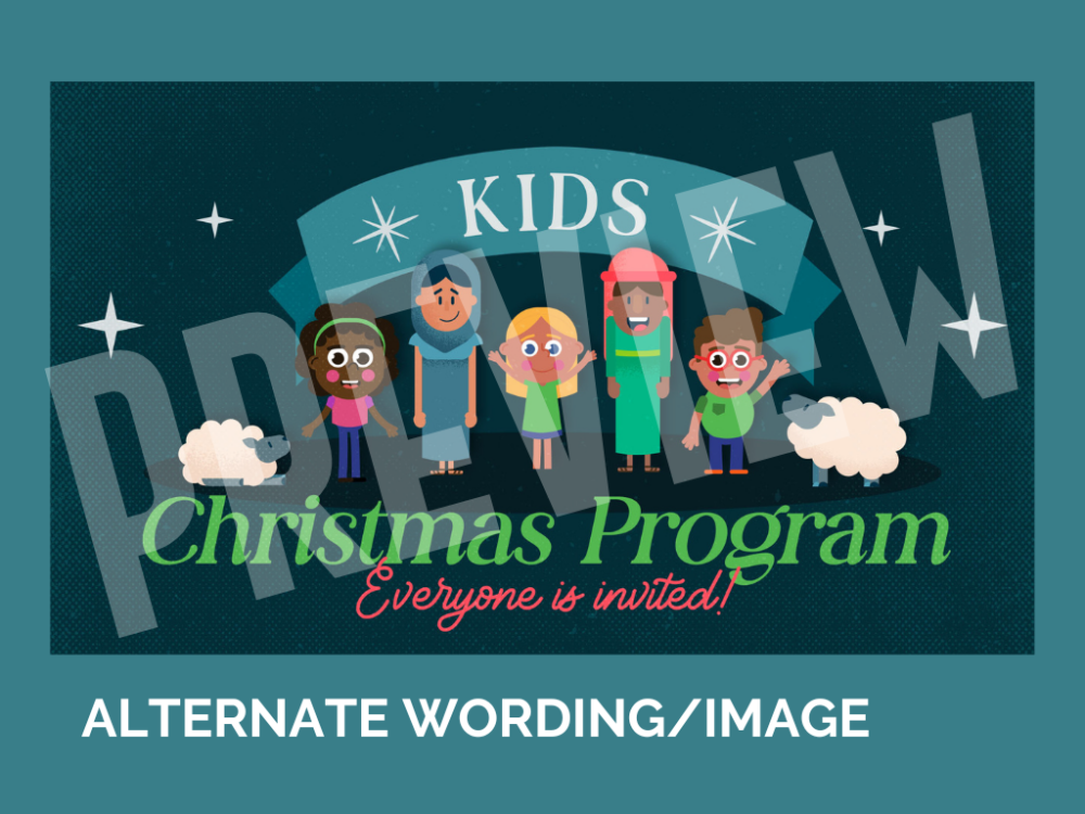 Kids Christmas Program: Ministry Graphics – Deeper KidMin