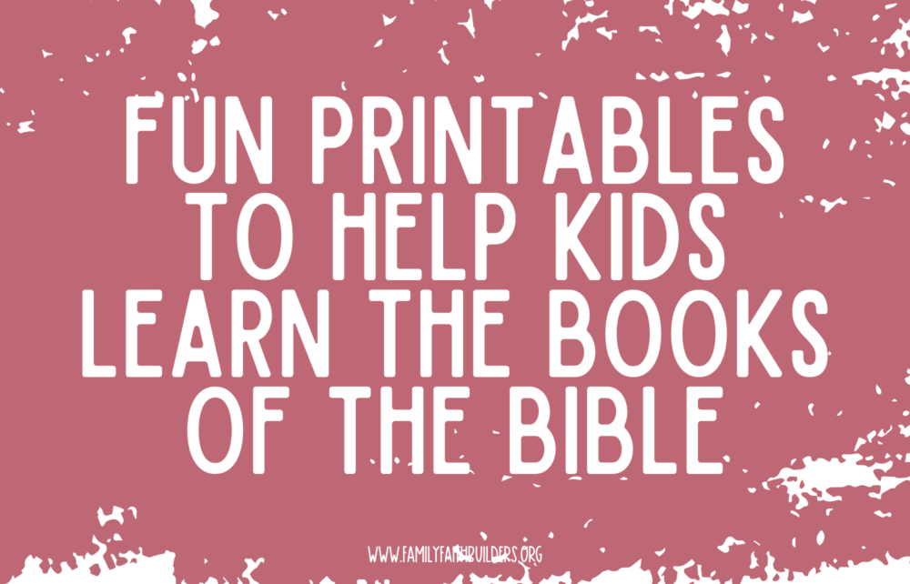 Books of the Bible Activity Pack – Deeper KidMin