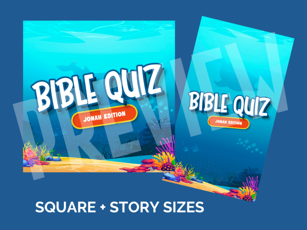 Bible Quiz – Jonah Edition: Video-Led Game – Deeper KidMin