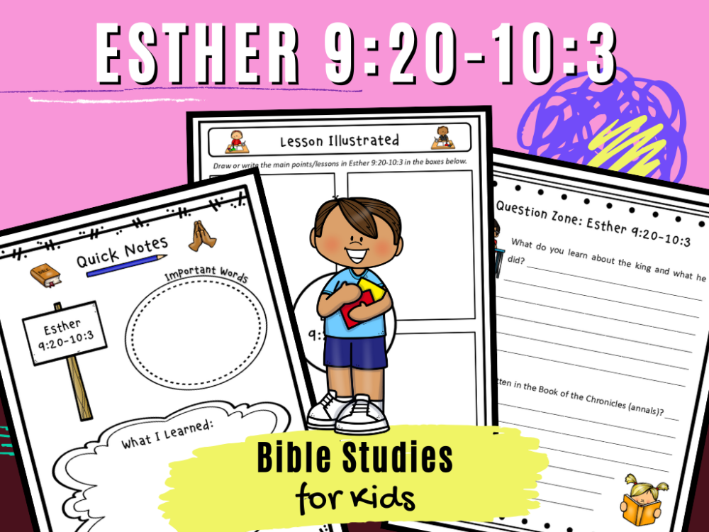 Bible Studies for Kids – Esther Bundle with Bonus! – Deeper KidMin