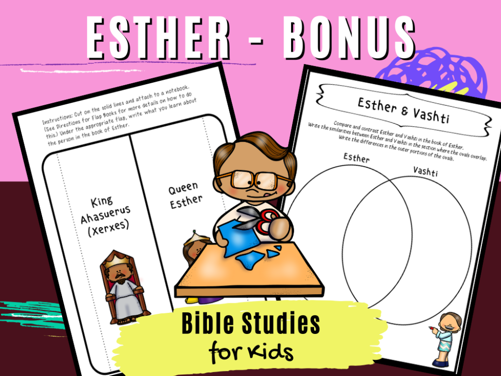 Bible Studies for Kids – Esther Bundle with Bonus! – Deeper KidMin