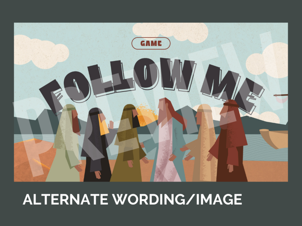 Jesus Followers (Follow Me) – Video-Led Game – Deeper KidMin
