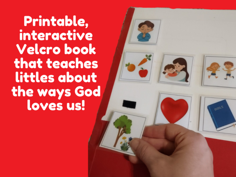 God Loves Me Velcro Book for Preschoolers – Deeper KidMin
