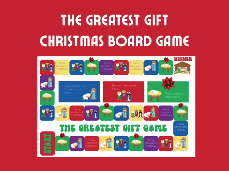 Greatest Gift Printable Christmas Board Game – Deeper KidMin