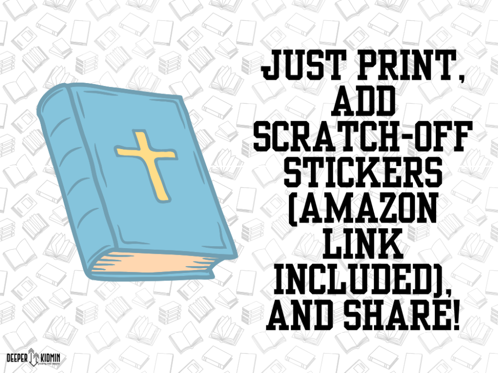 Wise Words (Proverbs) Scripture Scratch-Off – Deeper KidMin