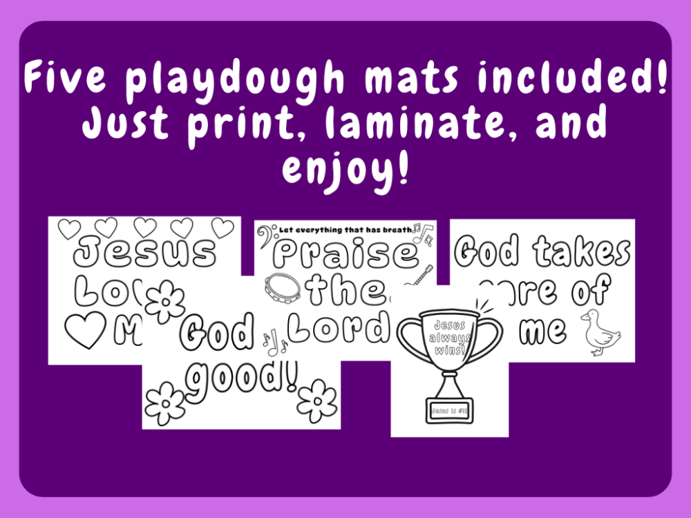 General Use Playdough Mats – Deeper KidMin