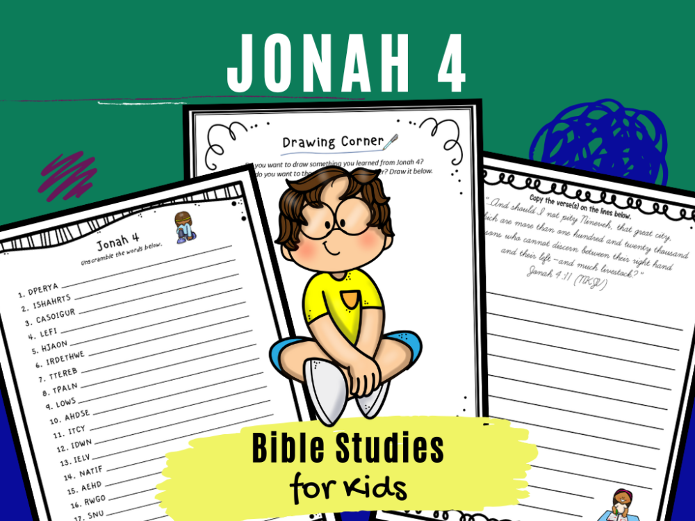 Bible Studies for Kids – Jonah Bundle with Bonus! – Deeper KidMin