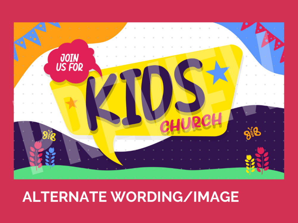 Kids Church – Discipling our Children: Ministry Graphics – Deeper KidMin