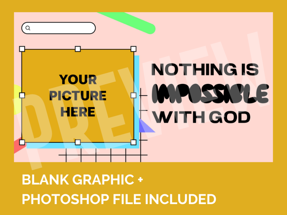Nothing is Impossible with God: Ministry Graphics – Deeper KidMin