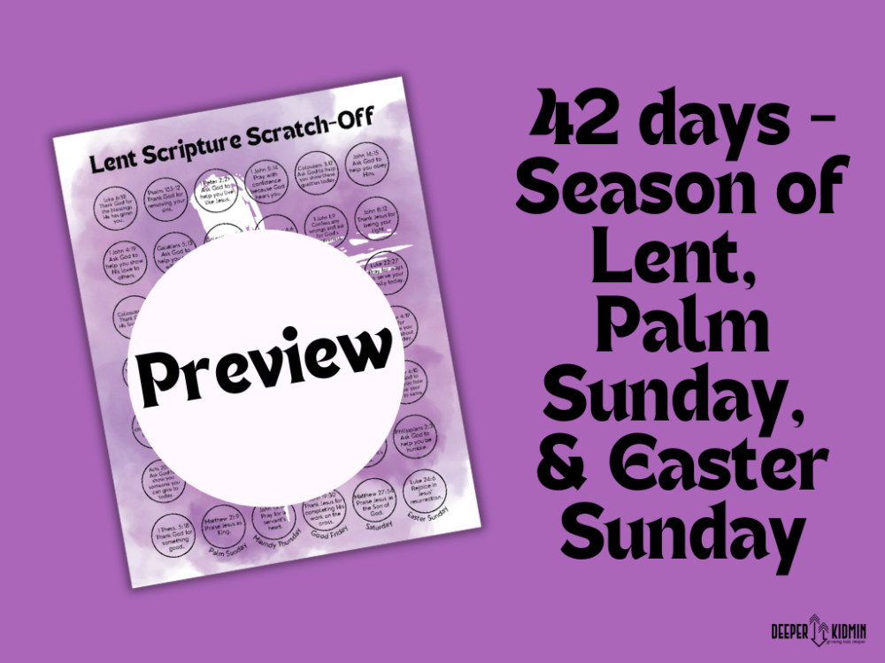 Lent Scripture Scratch-Off – Deeper KidMin