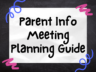 Parent Info Meeting Planning Guide – Deeper KidMin