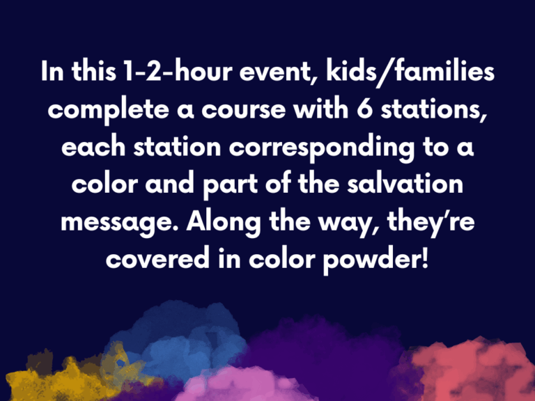 Gospel Color Run – Deeper KidMin