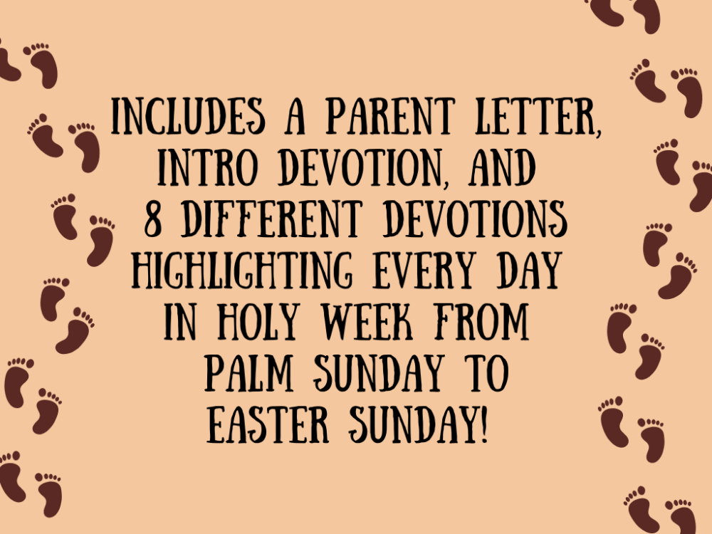 Journey Through Holy Week Family Devotion – Deeper KidMin