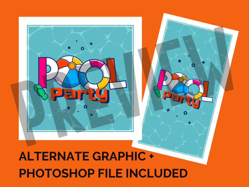 Pool Party Summer Fun in the Sun: Ministry Graphics – Deeper KidMin