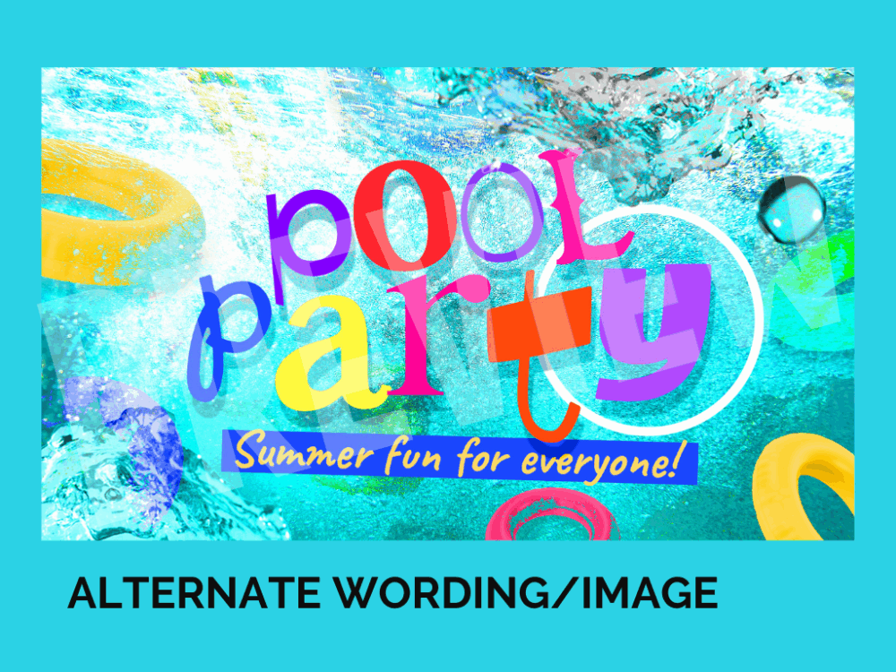 Pool Party – Ministry Graphics – Deeper KidMin