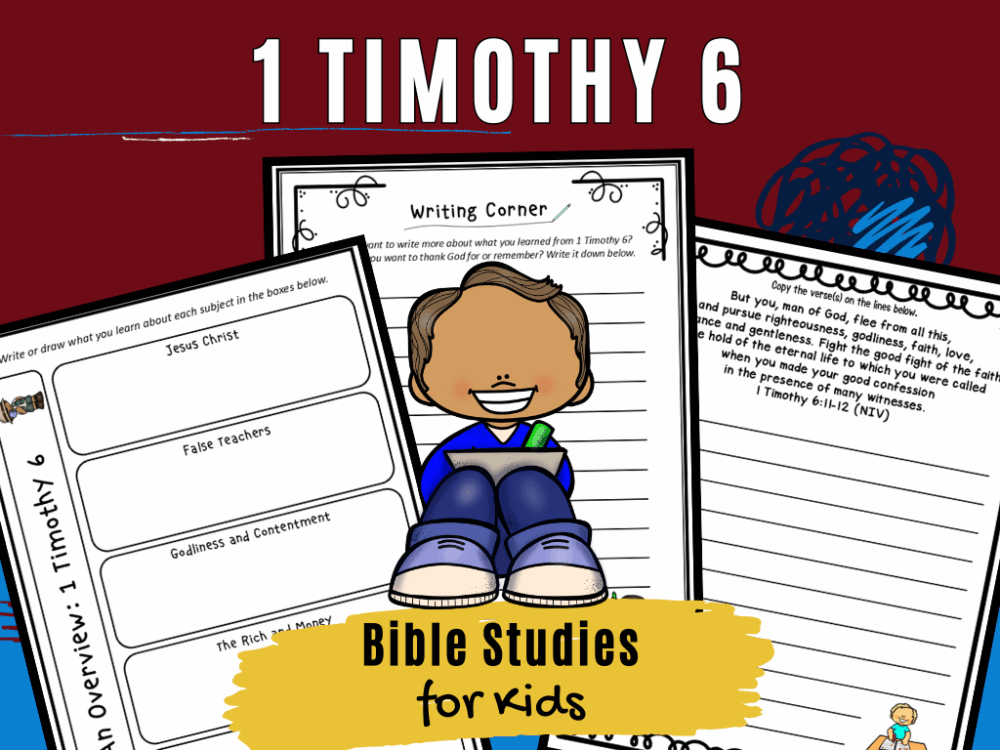 Bible Studies for Kids – 1 Timothy Bundle – Deeper KidMin