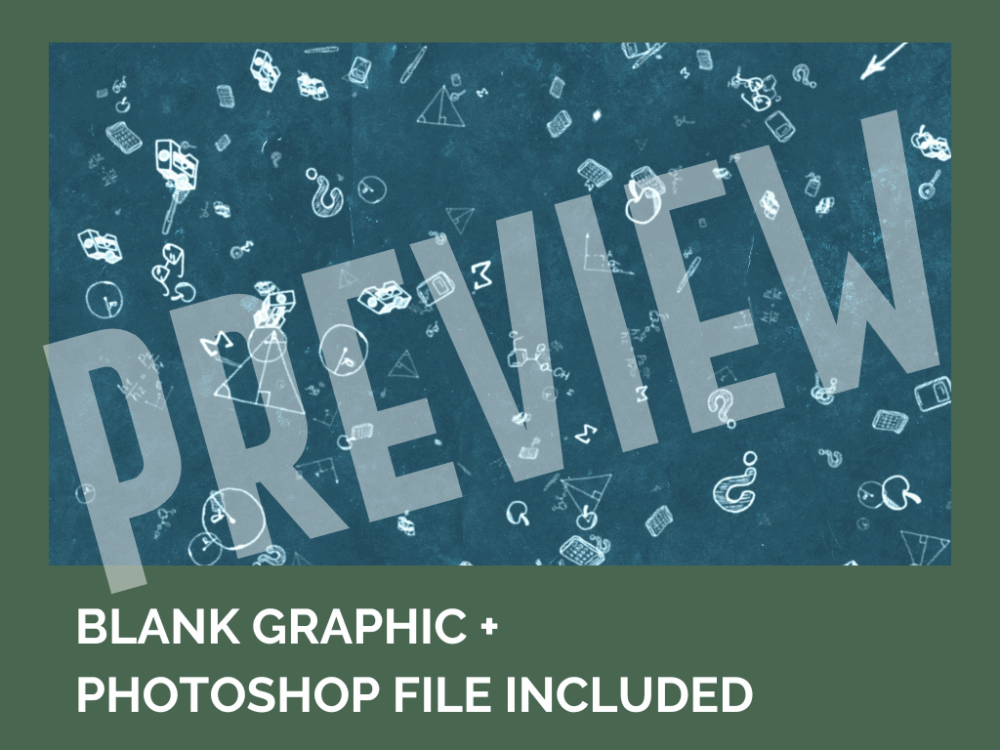 Back To School Sunday Crazy Chalkboard – Theme Pack – Deeper KidMin