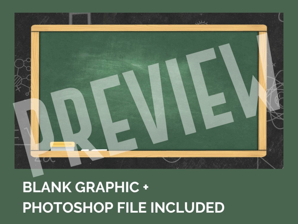 Back To School Sunday Crazy Chalkboard – Theme Pack – Deeper KidMin