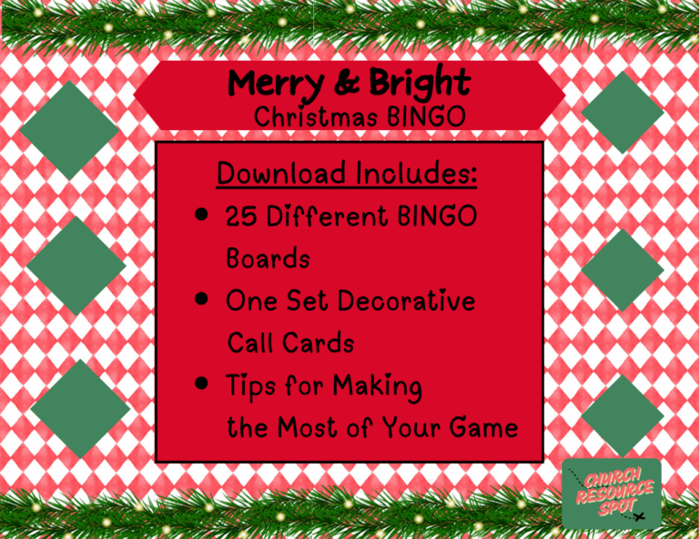 Merry & Bright Christmas Bingo – Deeper KidMin