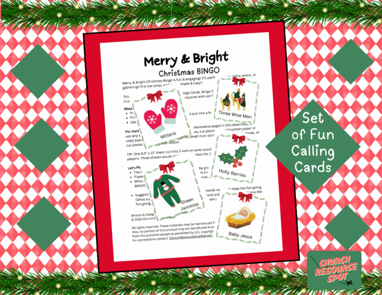 Merry & Bright Christmas Bingo – Deeper KidMin