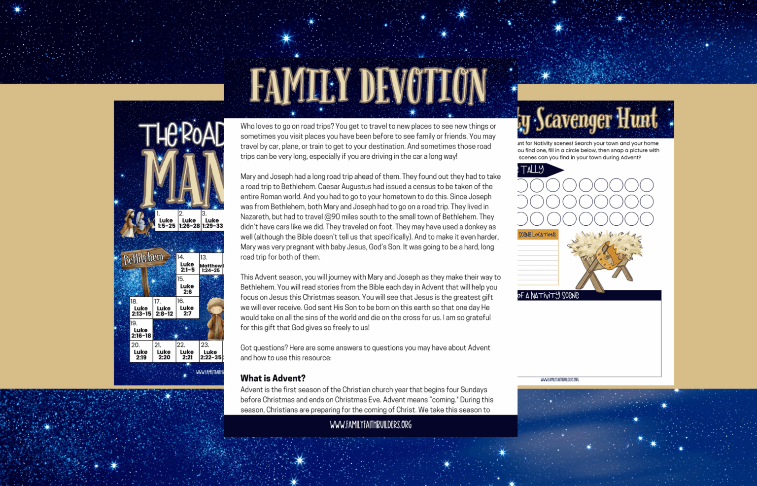 The Road to the Manger Advent Bible Reading Plan – Deeper KidMin