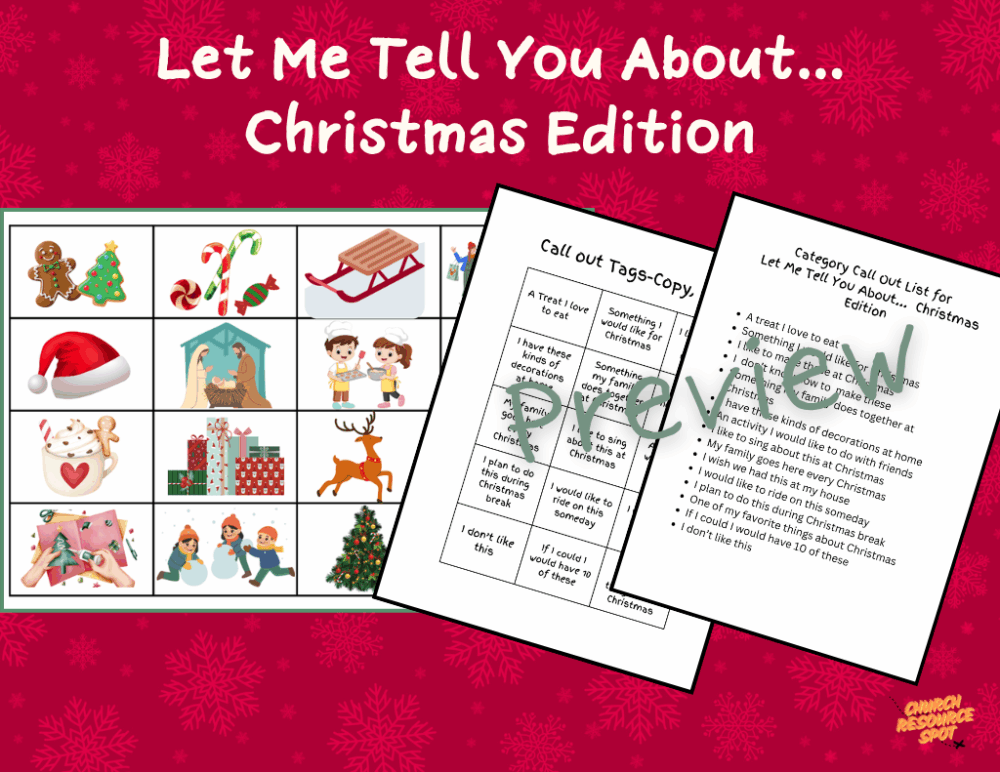 Let Me Tell You About… Christmas Edition Printable Game – Deeper KidMin
