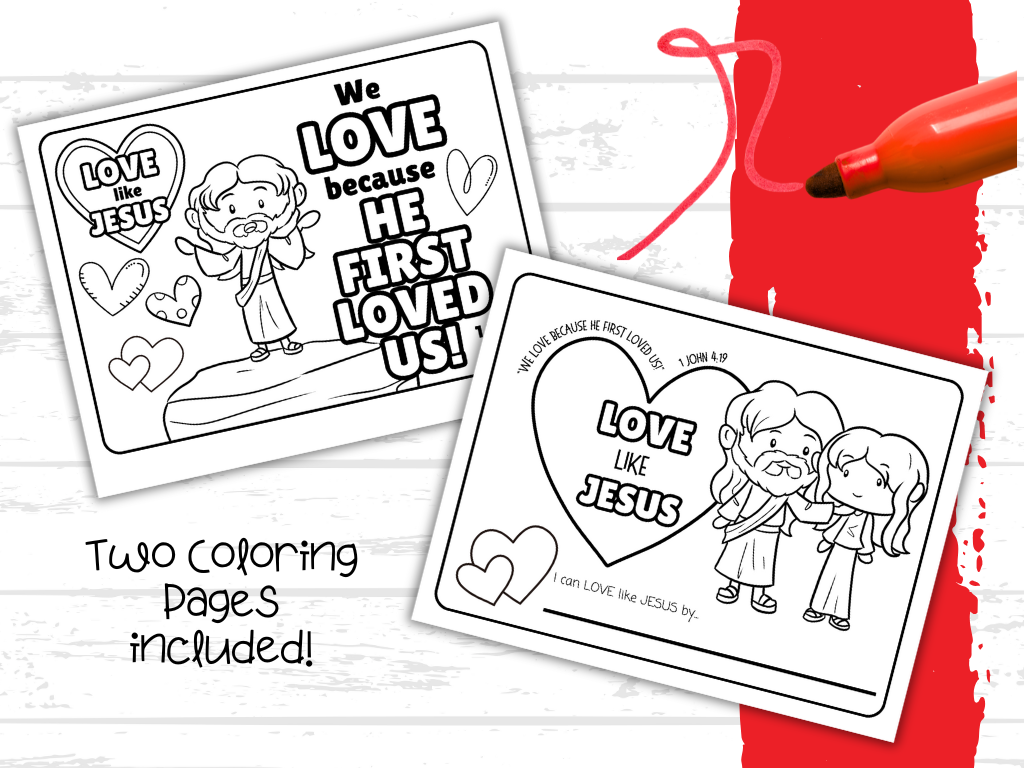 Folded Valentine Craft – Deeper KidMin